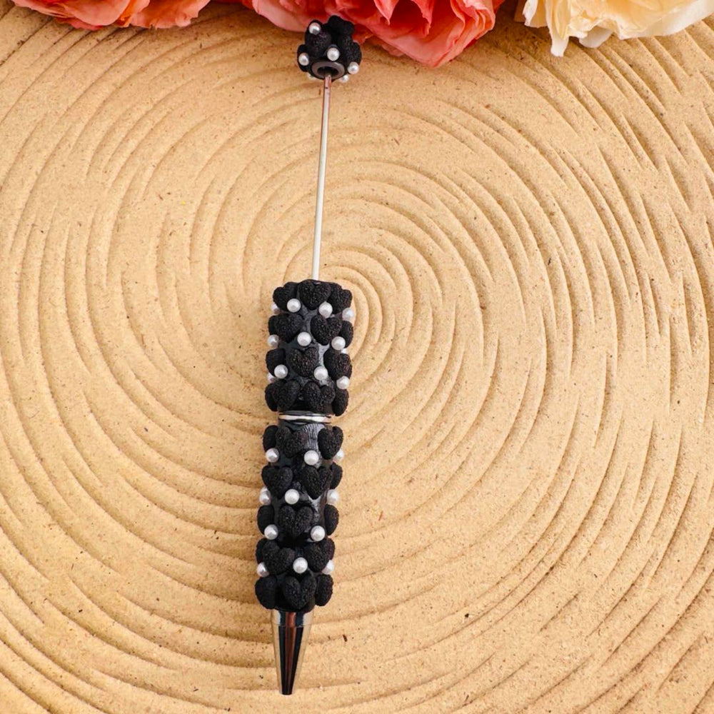 FS10811-Heart Fancy Beadable Pens - Zoe DIY Wholesale